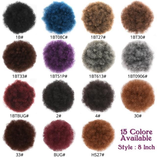 Chignon,1BT33--Extensions De Cheveux Synthétiques 8 Pouces, Chouchou ...