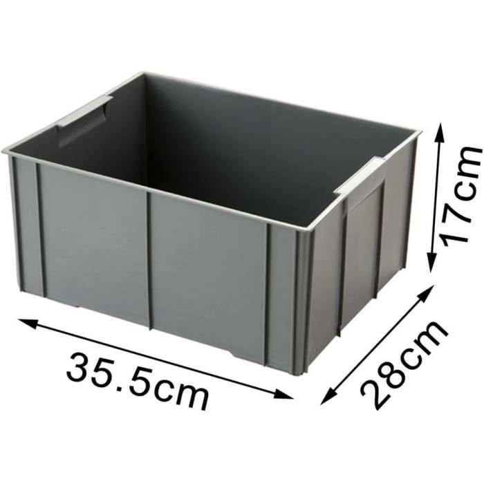 Boîte De Rangement Industrielle, Bac De Rangement Robuste Pour ...