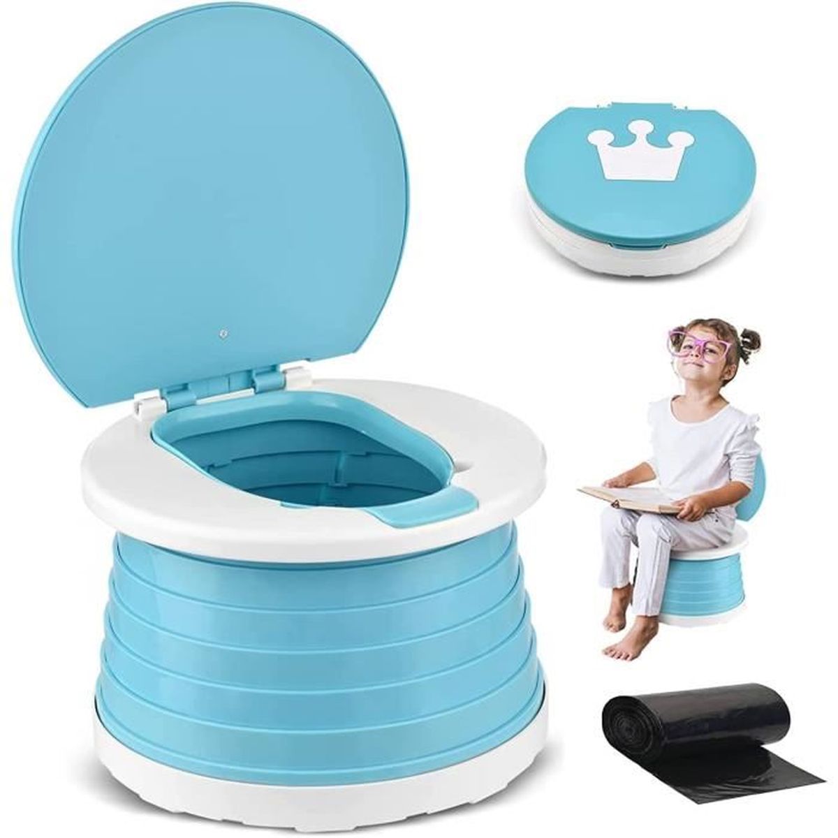 Pot Bebe Toilette Petit Pot Toilette Bébé Enfant Portable Enfant Voyage ...