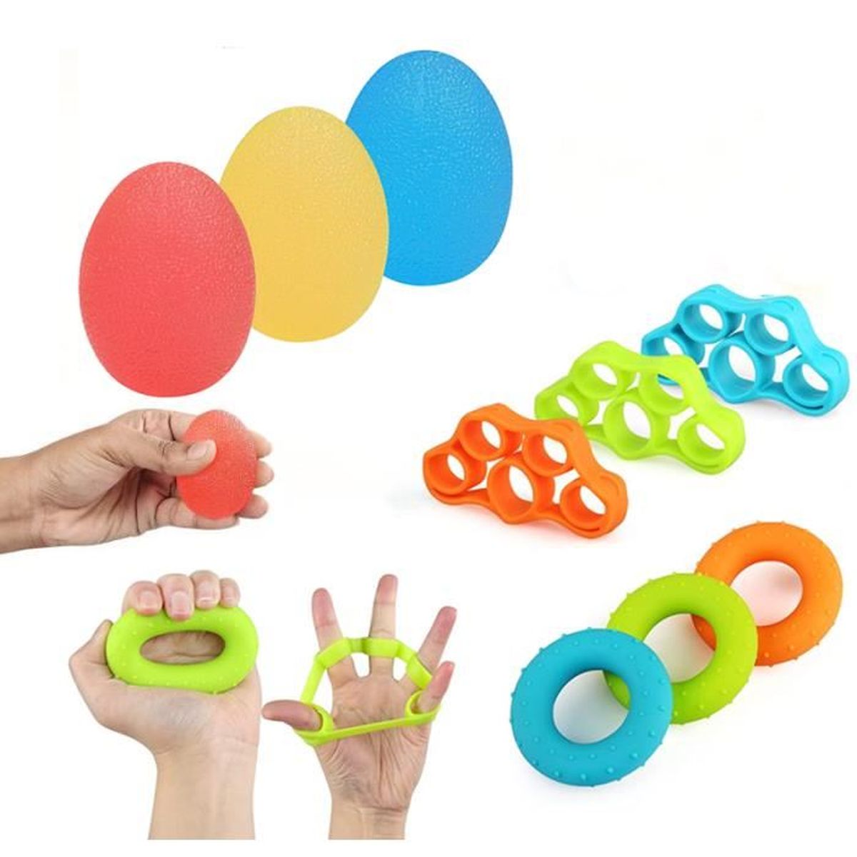 Renfort de préhension de la main, Exerciseur pour l'avant-bras et les ...