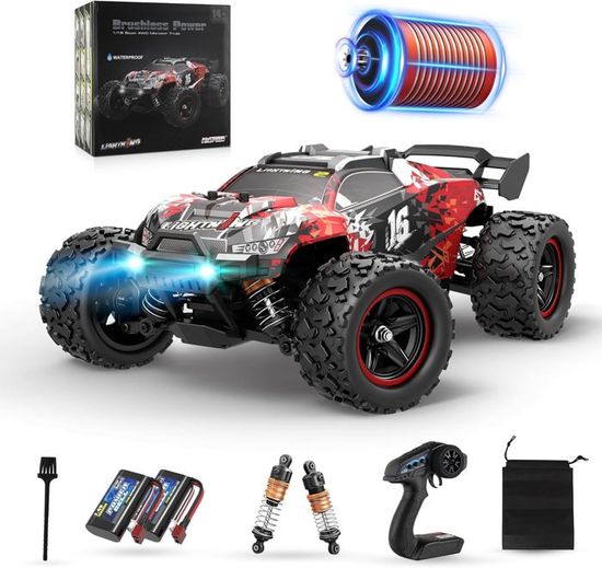 Voiture Télécommandée,60+ Km/H,1:18 4Wd Voiture Telecommandé Tout ...