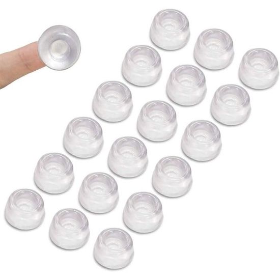 Grand Patin Protection Transparent, Pieds Adhésifs Patin Silicone Anti ...