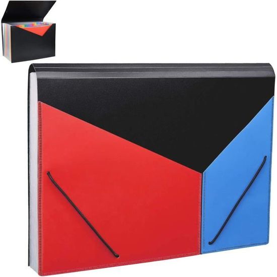 Trieur de documents A4 12 compartiments Multicolore (A) - Cdiscount ...