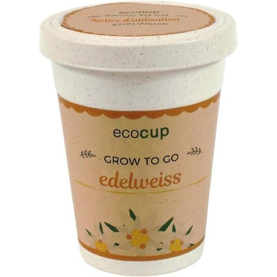 Ecocup, Edelweiss, Idée Cadeau (100% Ecologique), Grow-Your-Own-Kit ...