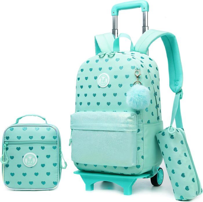 Cartable Fille Primaire Avec Roulette, Sac A Roulette Fille Primaire ...