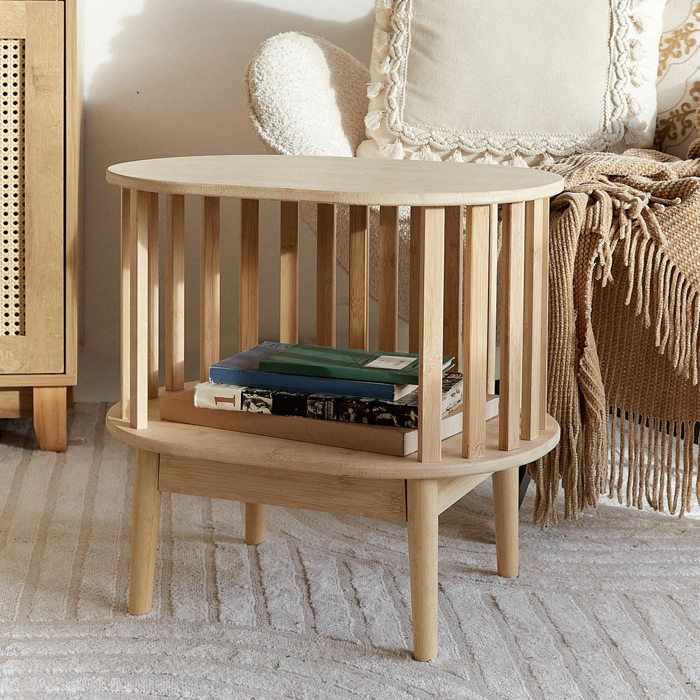 Table basse | LEMN | en bois | 48x36x45cm | 869322 - Cdiscount Maison