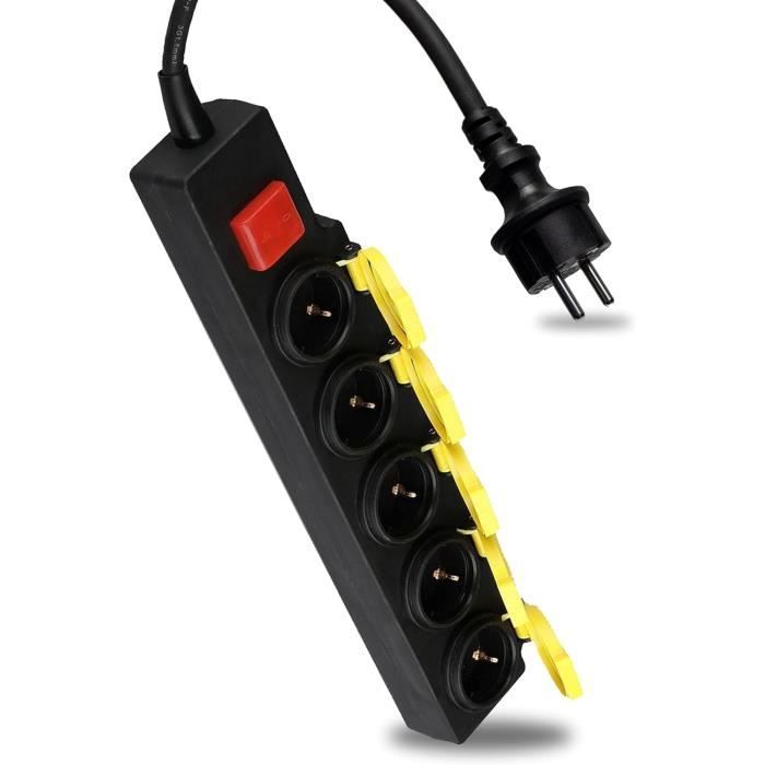 Multiprise Électrique Étanche Ip44 Avec Couvercles De Sécurité En ...