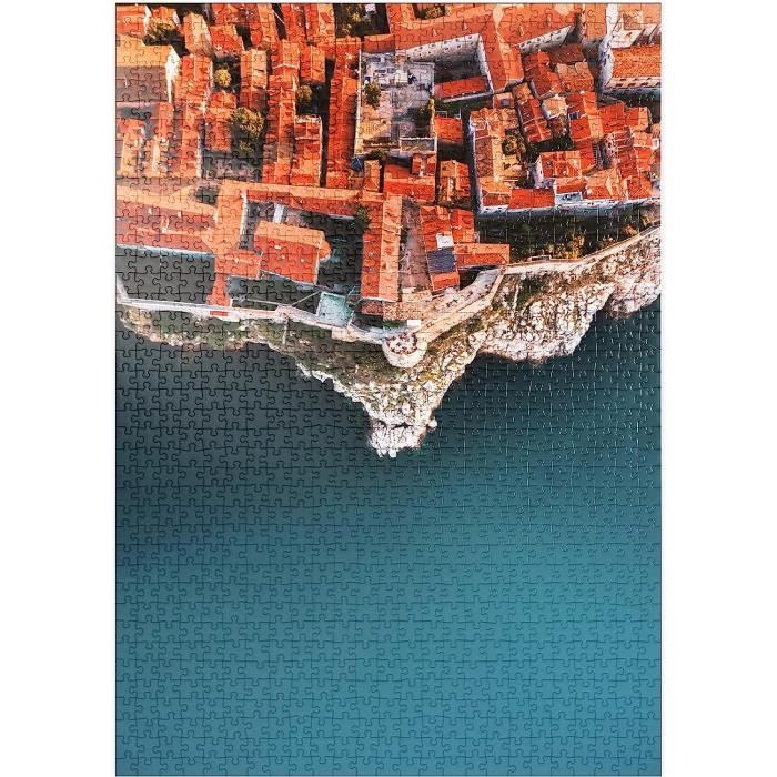 Les Toits Rouges La Vieille Ville Dubrovnik Premium Pièces Puzzle ...