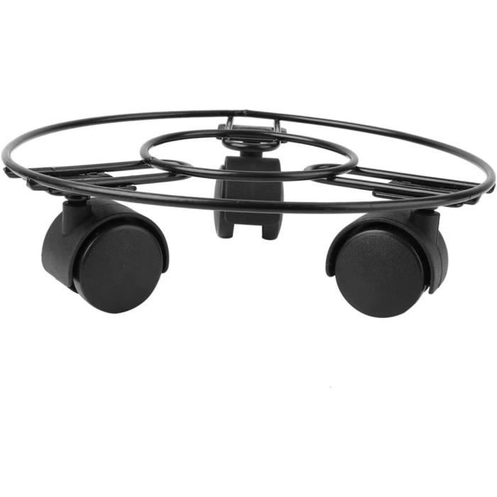Caboteur Roue Mobile Plateau Noir Avec Support Extérieur Roulettes Pots ...