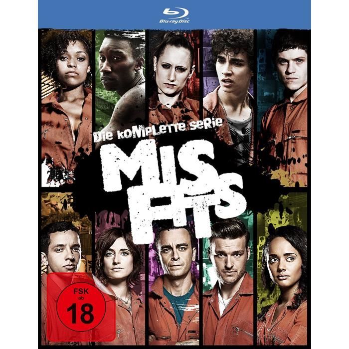 Misfits - Die Komplette Serie - Blu-Ray - Import - Cdiscount DVD