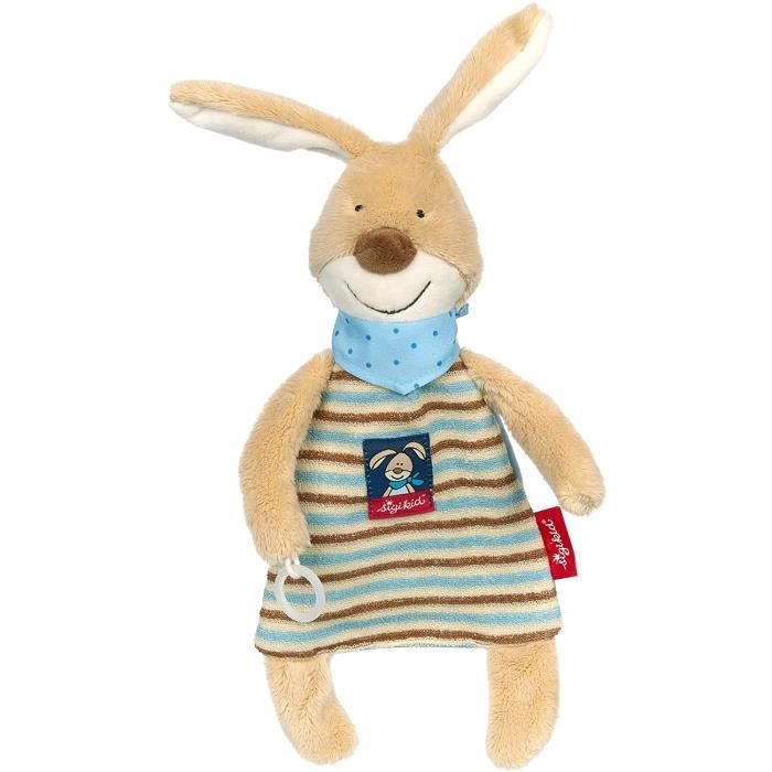 SchnullertuchSemmel Bunny Attachetétine39412Beige-Bleu 327 - Cdiscount ...