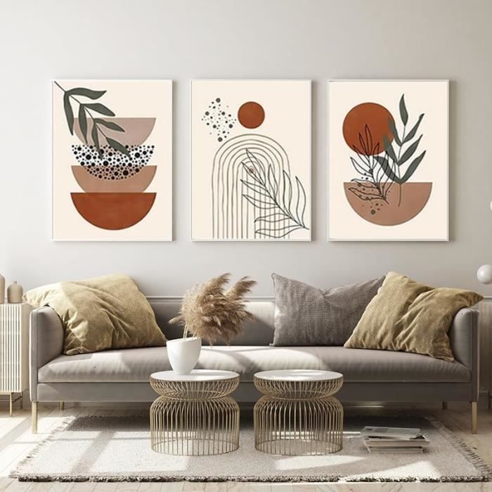 Ensemble D'Affiches De Style Bohème, Moderne Chambre À Coucher Salon ...