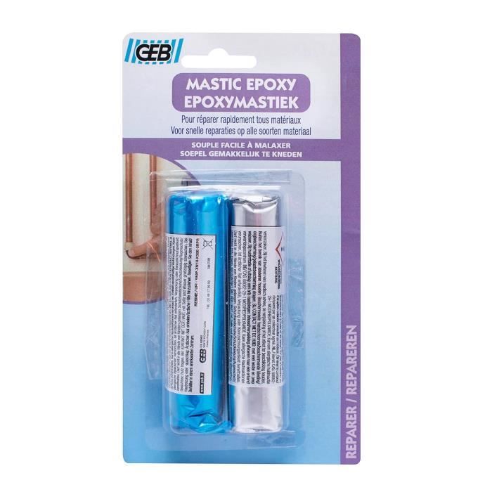 Mastic Époxy 100 G Multi Matériaux Pour Réparer, Reboucher, Colmater, Reconstruire Et Assembler ...