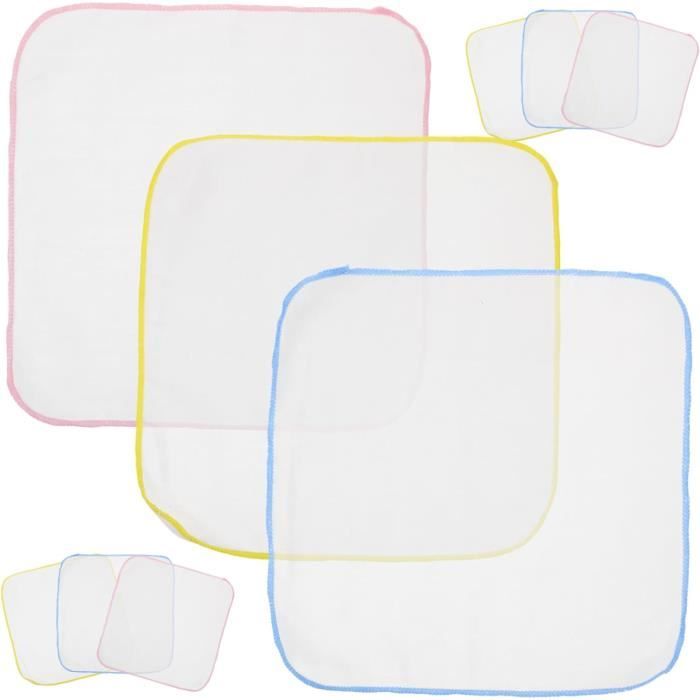 27 Pcs Bave Bavoir Bébé Infantile Rot Tissu Coton Gant De Toilette Rots ...