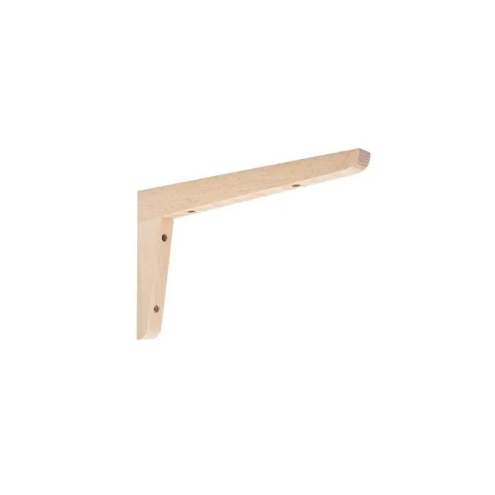 Console équerre en hêtre brut à visser, H.125x250mm. - Cdiscount Bricolage