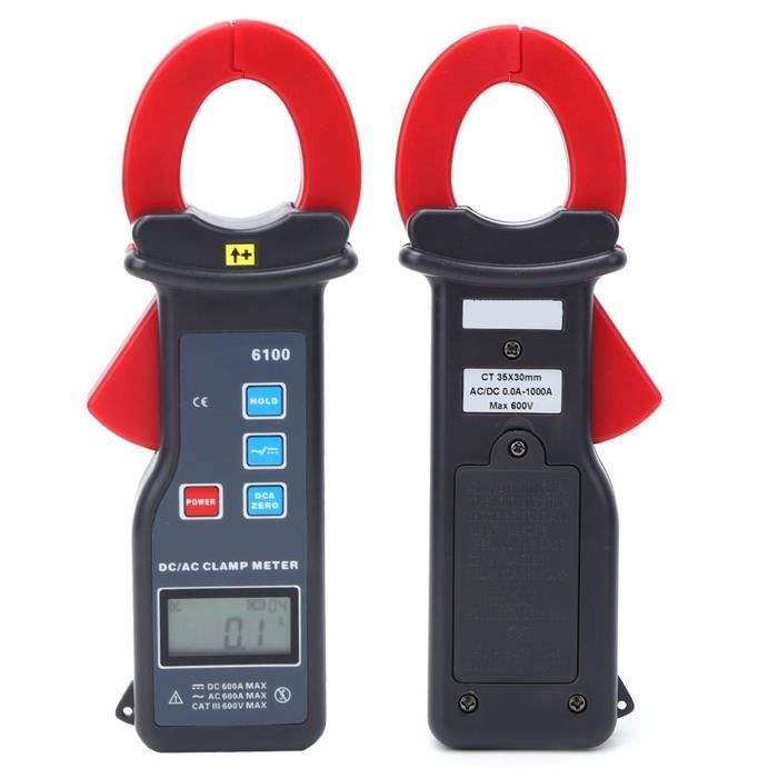 Pince ampèremétrique - EJ.LIFE - ETCR6100 - 0,0A-1000A - Haute Précision - LCD - Cdiscount Bricolage