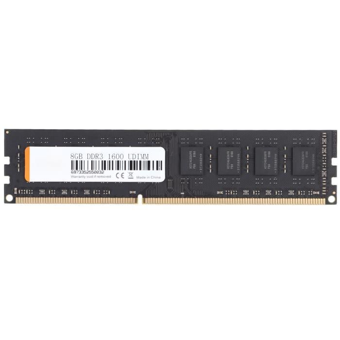 (1600 MHz 8 Go)Module De Mémoire De Bureau DDR3 RAM 240 Broches 1.5V ...