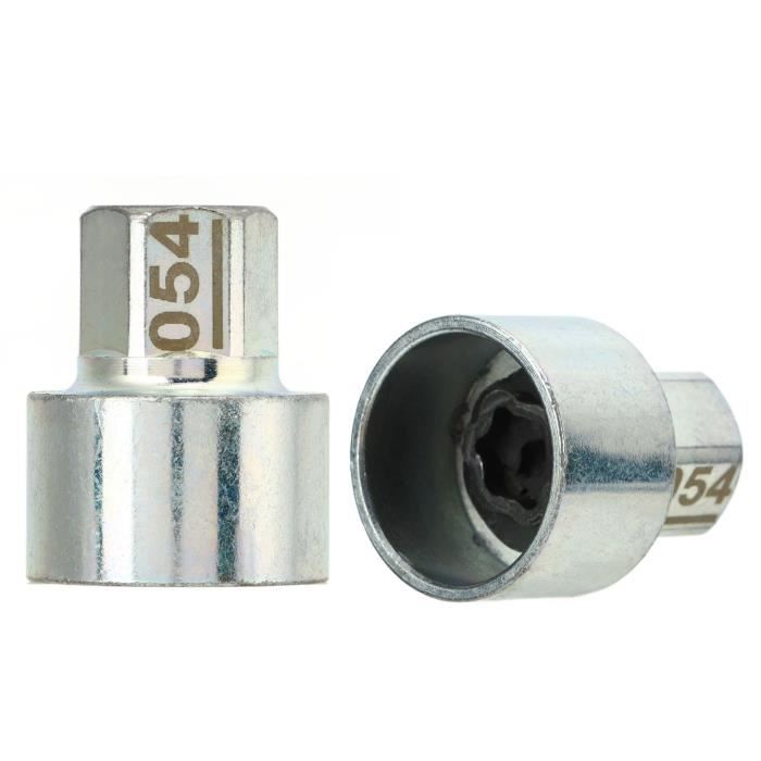 Douille antivol pour écrou de roue Clé antivol pour enjoliveurs Clé de ...