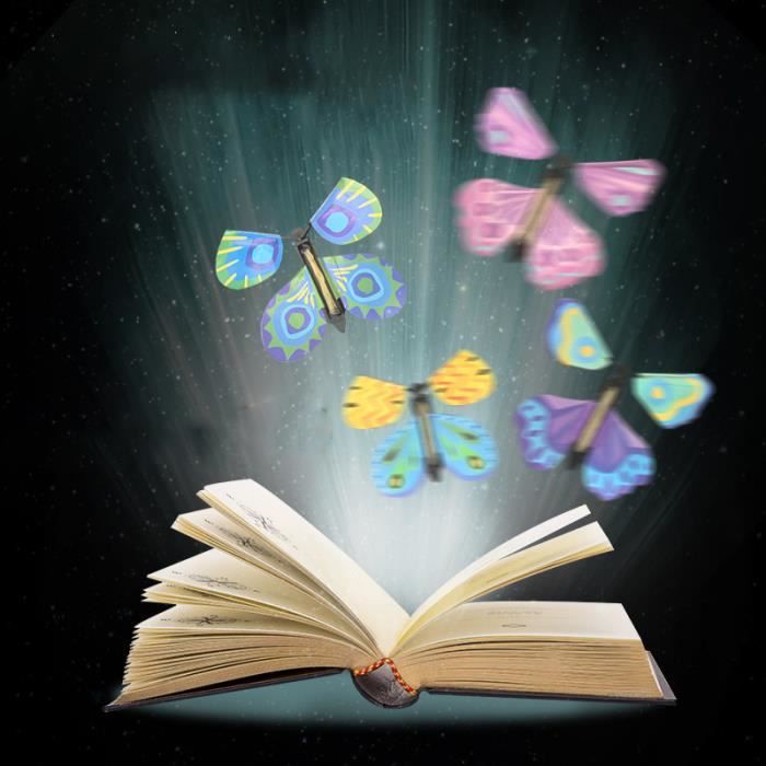5 pcs Jouet signet de papillon volant magique liquidation, papillon ...