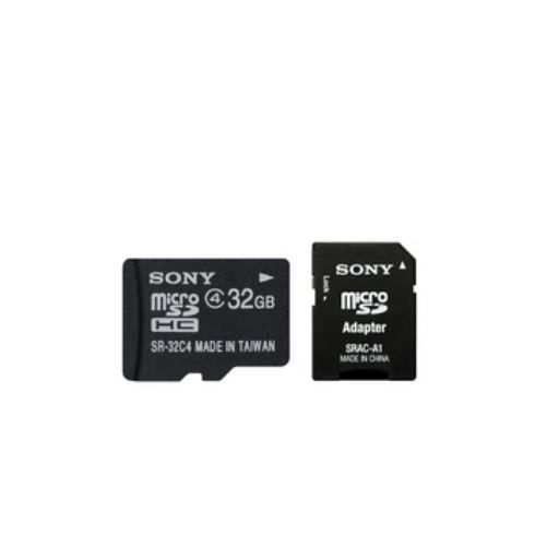 SONY Carte mémoire Sony - Micro SDHC - class 4 - Avec adaptateur - 32 ...