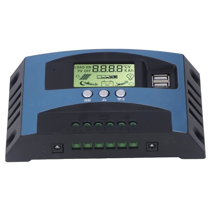 Contrôleur de charge solaire MPPT Charge triphasée Régulateur de batterie de panneau solaire de ...