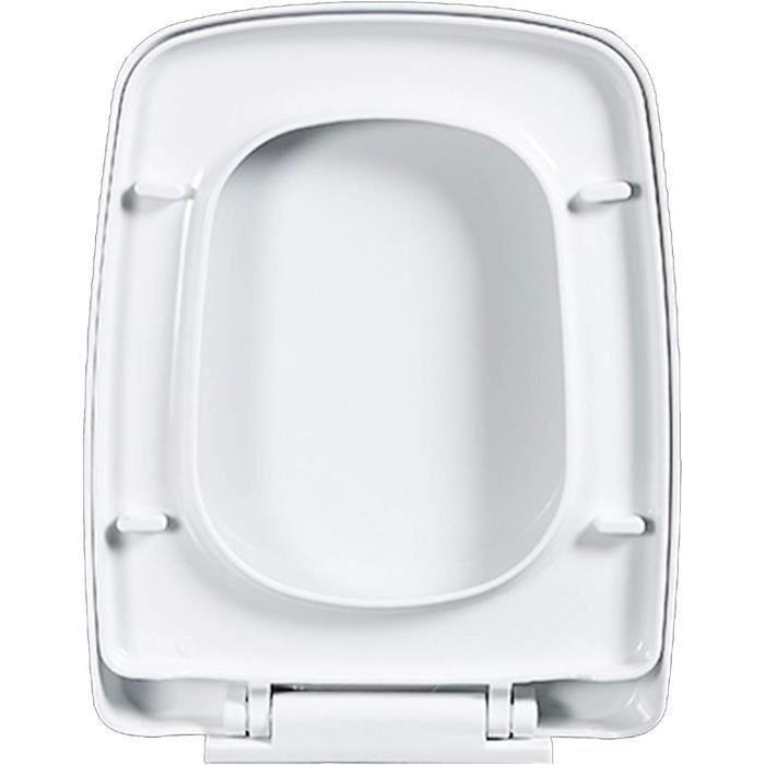 Abattant Wc Rectangulaire, Lunette Wc Carré, Abattant Wc Avec Frein De ...