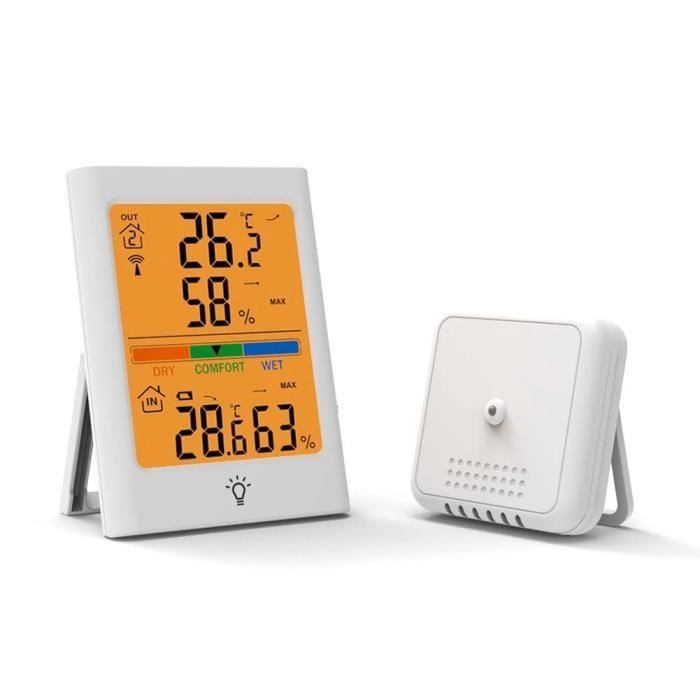Thermomètre Numérique Intérieur Et Extérieur Hygromètre Station Météo ...