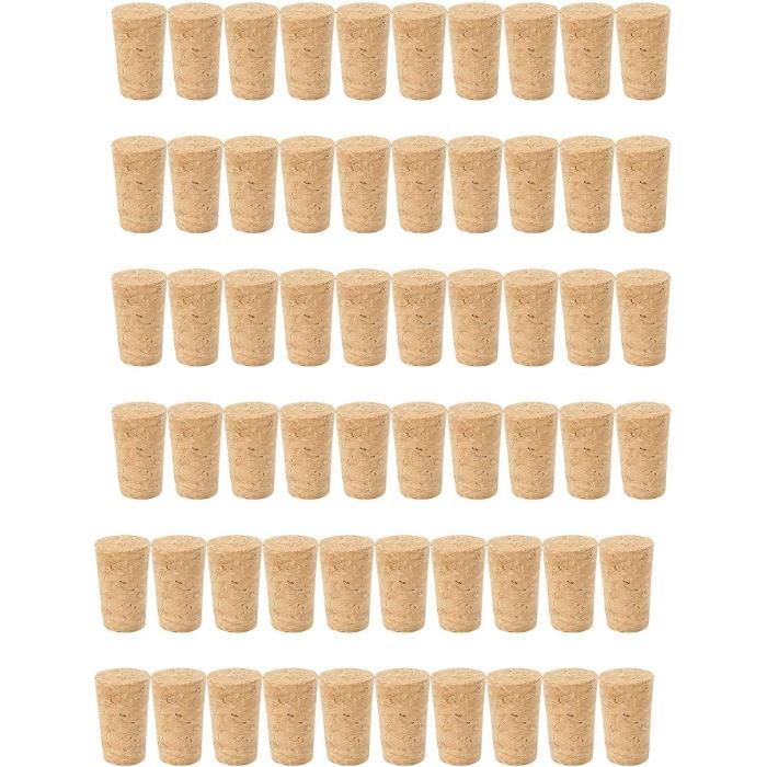 60 Pcs - Lot Liège En Bois Naturel Bouchon De Vin Bouchon De Bouteille ...