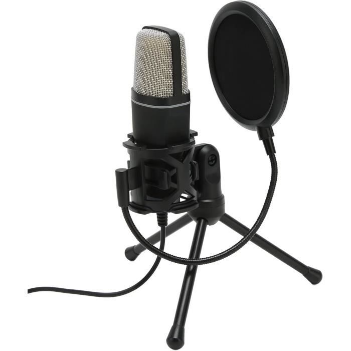 Microphone De Jeu Usb, Microphone À Condensateur Rvb Avec Trépied ...