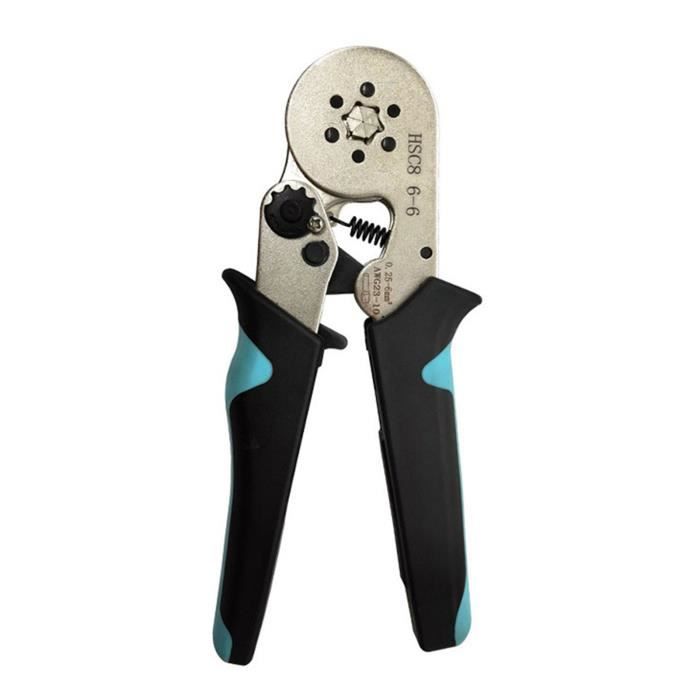 PINCE DE SERRAGE,Crimping Plier--pince à sertir 6 6 bornes de Tube, outil de sertissage, virole ...