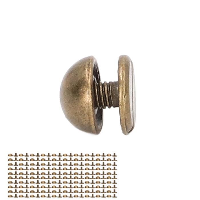 TMISHION goujons de rivets tubulaires en métal Kit de Rivets en Cuir ...