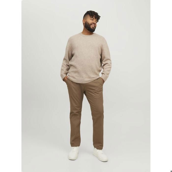 Pantalon chino grande taille Jack & Jones Marco Dave otter - Cdiscount ...
