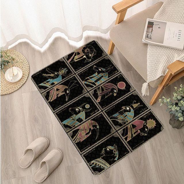 PAILLASSON,A11-60X90 cm--Tapis de sol égyptien dieu, rétro, choix ...
