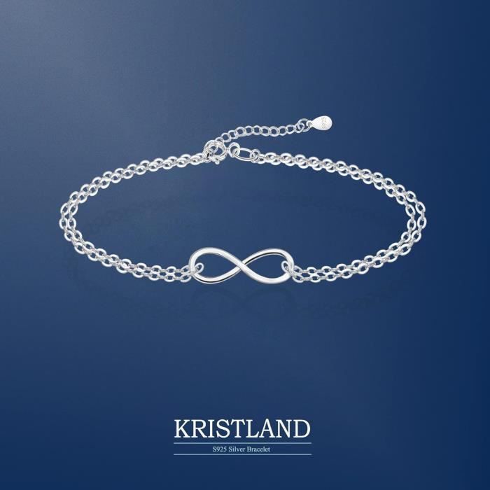 Bracelets En Argent Sterling Bracelets Infinis Bracelets Chaînes ...