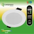 Spot Encastrable LED Downlight Panel Extra-Plat 7W Blanc Neutre 4200-4500K - LAMPESECOENERGIE ...