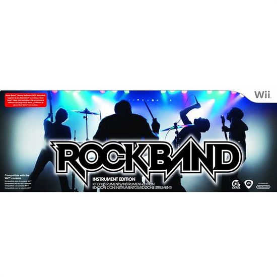 ROCK BAND KIT INSTRUMENTS (Batterie + guitare + mi - Cdiscount Informatique