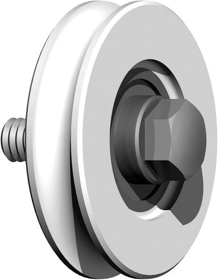 Mini Roue Gorge 1 2 Ronde Nylon Axe M8 Ø 50 [z333] Cdiscount