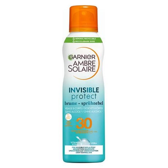 Brume solaire SPF30 - Garnier - Ambre Solaire Invisible Protect ...