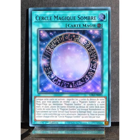 Carte YU-GI-OH LDS3-FR093 Cercle Magique Sombre - Bleu Ultra Rare NEUF FR - Cdiscount Jeux - Jouets