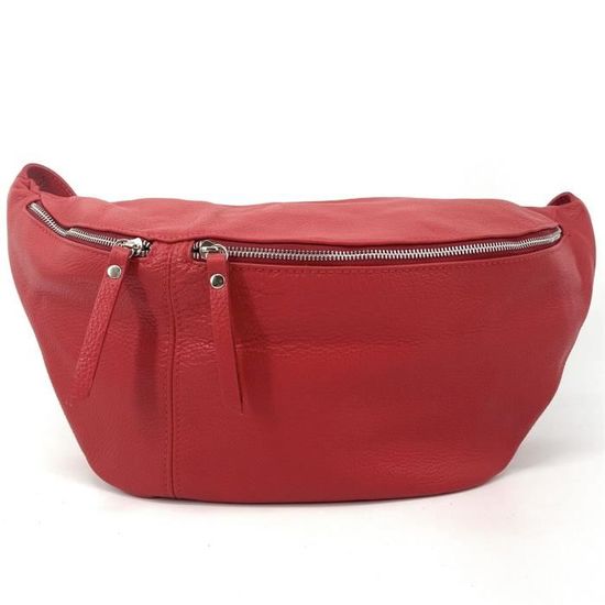 Sac banane LILOU Rouge - Cdiscount Bagagerie - Maroquinerie