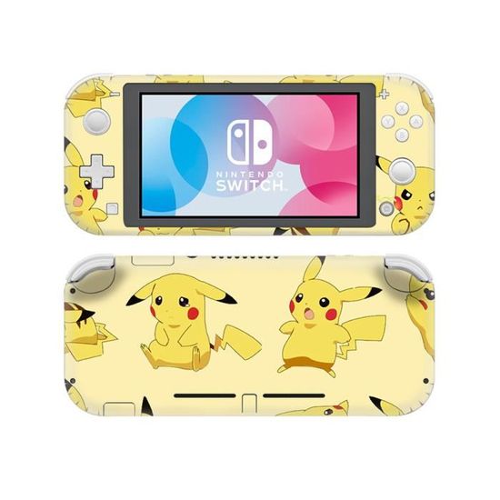 Sticker pour Nintendo Switch Lite, Pokémon Autocollant Skin Anti ...