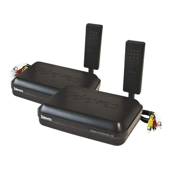 Televés Televes Digidom Émetteur et récepteur A/V 5,8 GHz 8 C - 7167 ...