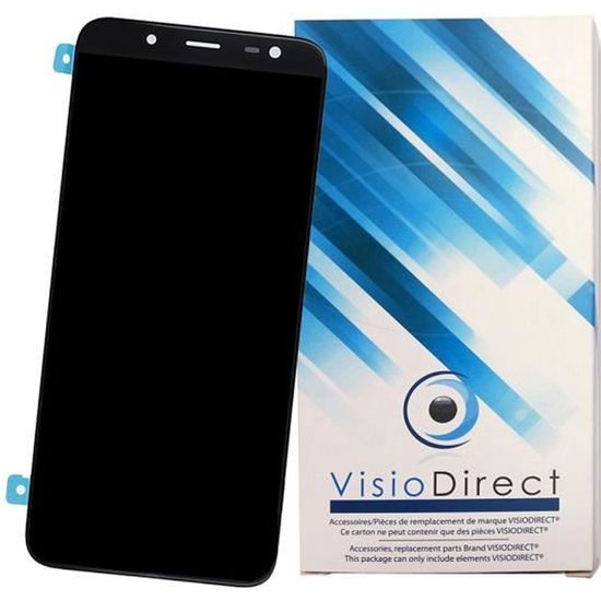 Ecran complet pour Samsung Galaxy J6 SM-J600F noir taille 5.6" Vitre ...
