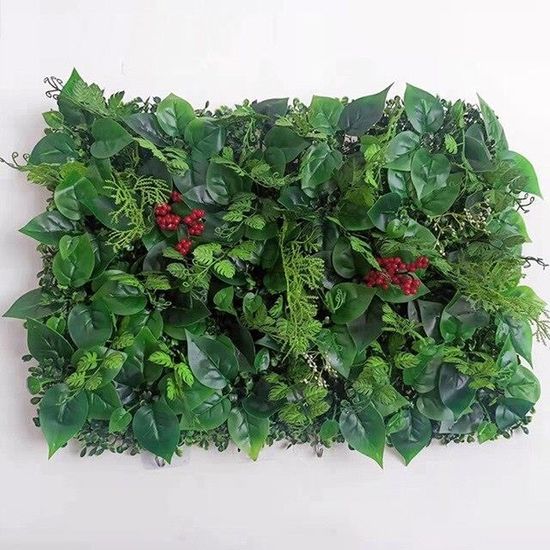 GAZON ARTIFICIEL,A3-40cmx60cm--Panneau mural de plantes artificielles ...