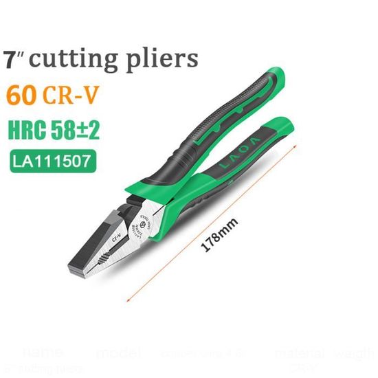 PINCE DE SERRAGE,7inch cutting pliers--pince coupante industrielle de 9 ...