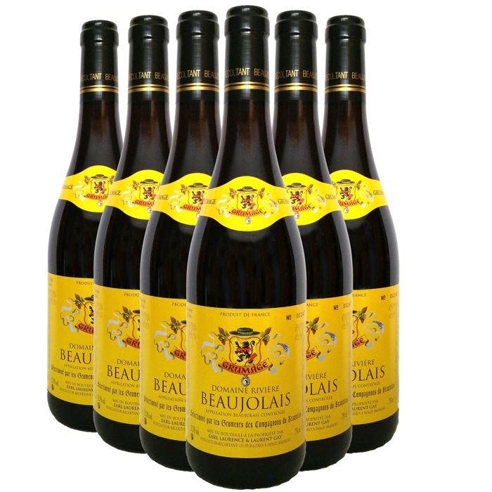 Domaine Rivière Beaujolais Grumage 2018 - Vin Rouge du Beaujolais ...