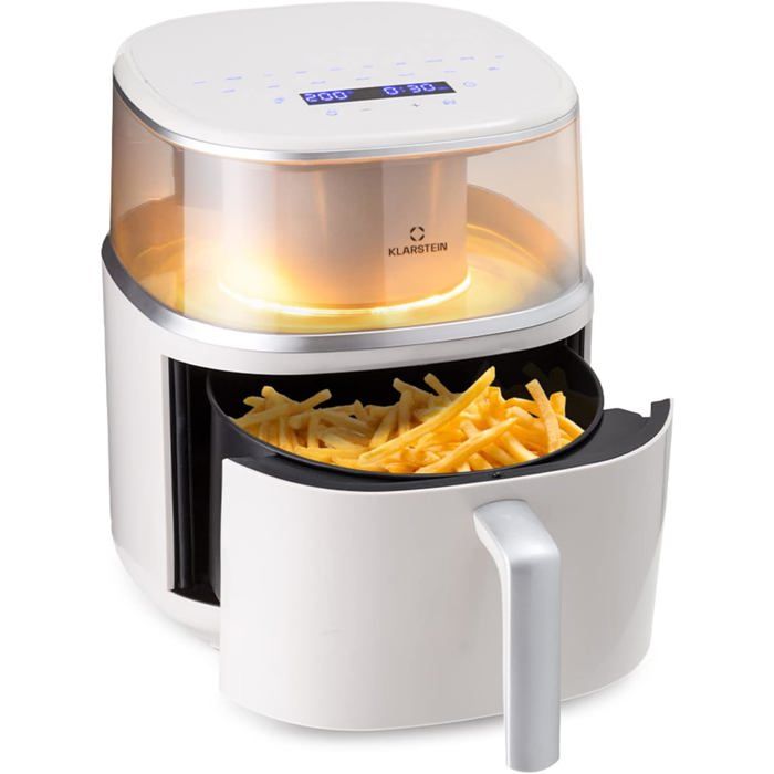 Klarstein Friteuse Sans Huile avec Fonction Vapeur, Friteuse Air Chaud ...