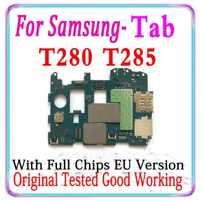 T285YD-8GB-Carte mère 100% originale débloquée pour Samsung Galaxy TAB T280, écologique ...