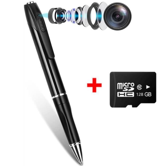 Avec carte TF 128G-Mini caméra professionnelle sans fil, caméscope ...