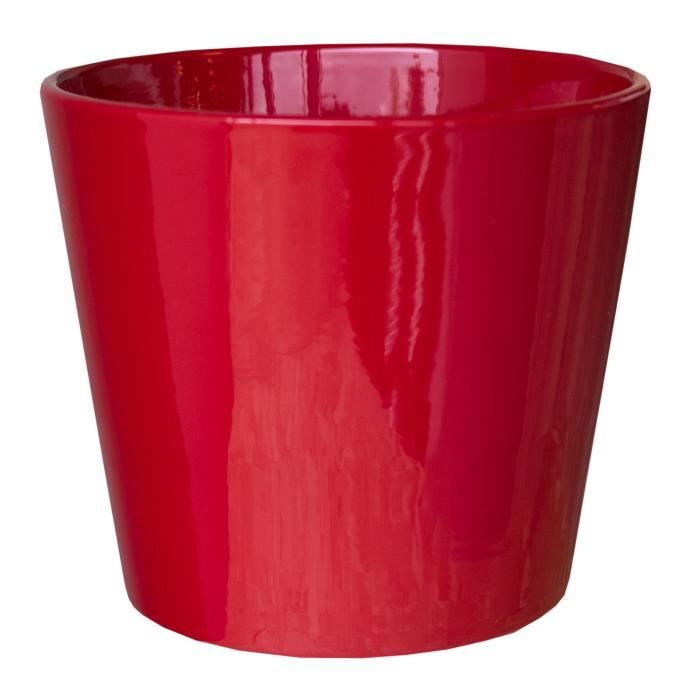 Cache-pot Décolines Trend Ø 32 - rouge - 19 L - Cdiscount Jardin